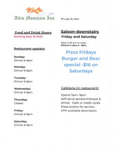 Atlin's premier hotel, restaurant and bar-Official Site
